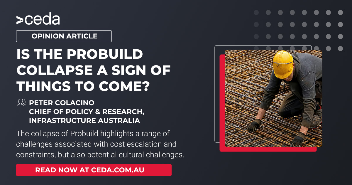 CEDA - Is the Probuild collapse a sign of things to come?